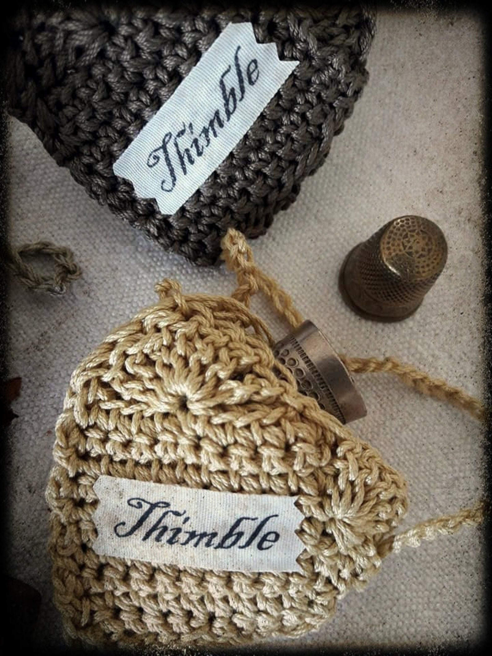 Crochet Thimble Heart Case - Etsy