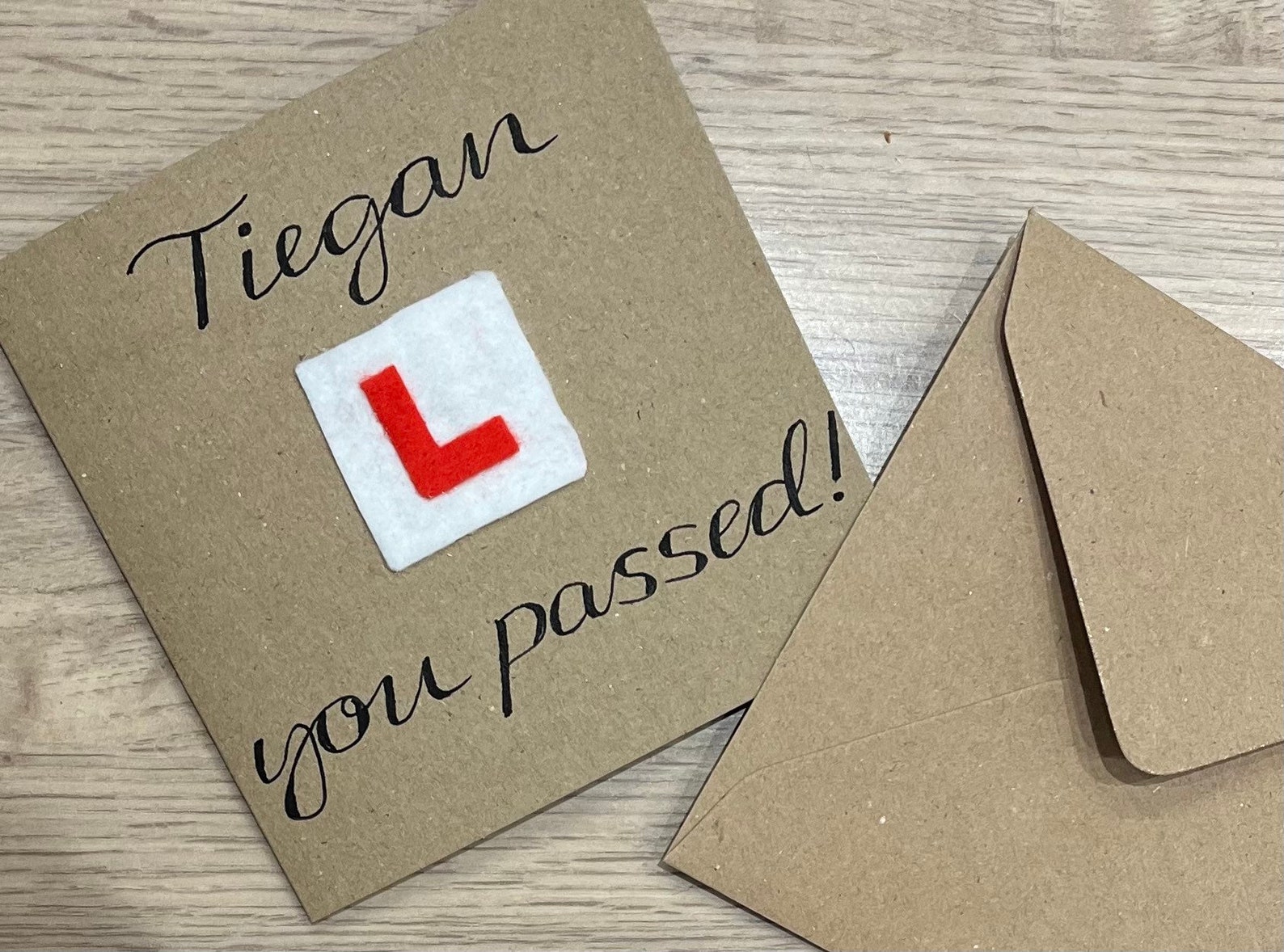 Driving Test Congratulations - Driving Test Pass Card - Well Done for ...