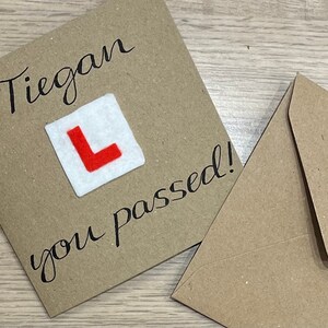 Driving Test Congratulations - Driving Test Pass Card - Well Done for ...