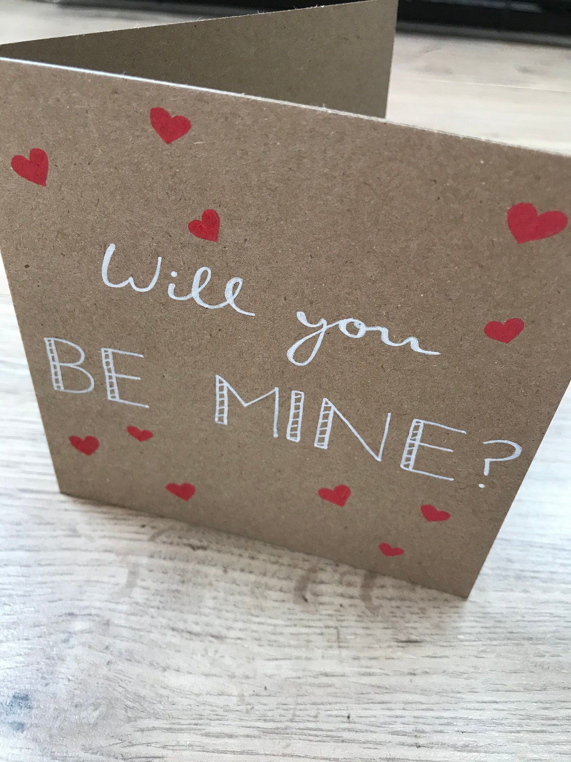 Will You Be Mine Card Be Mine Proposal Card Valentines - Etsy