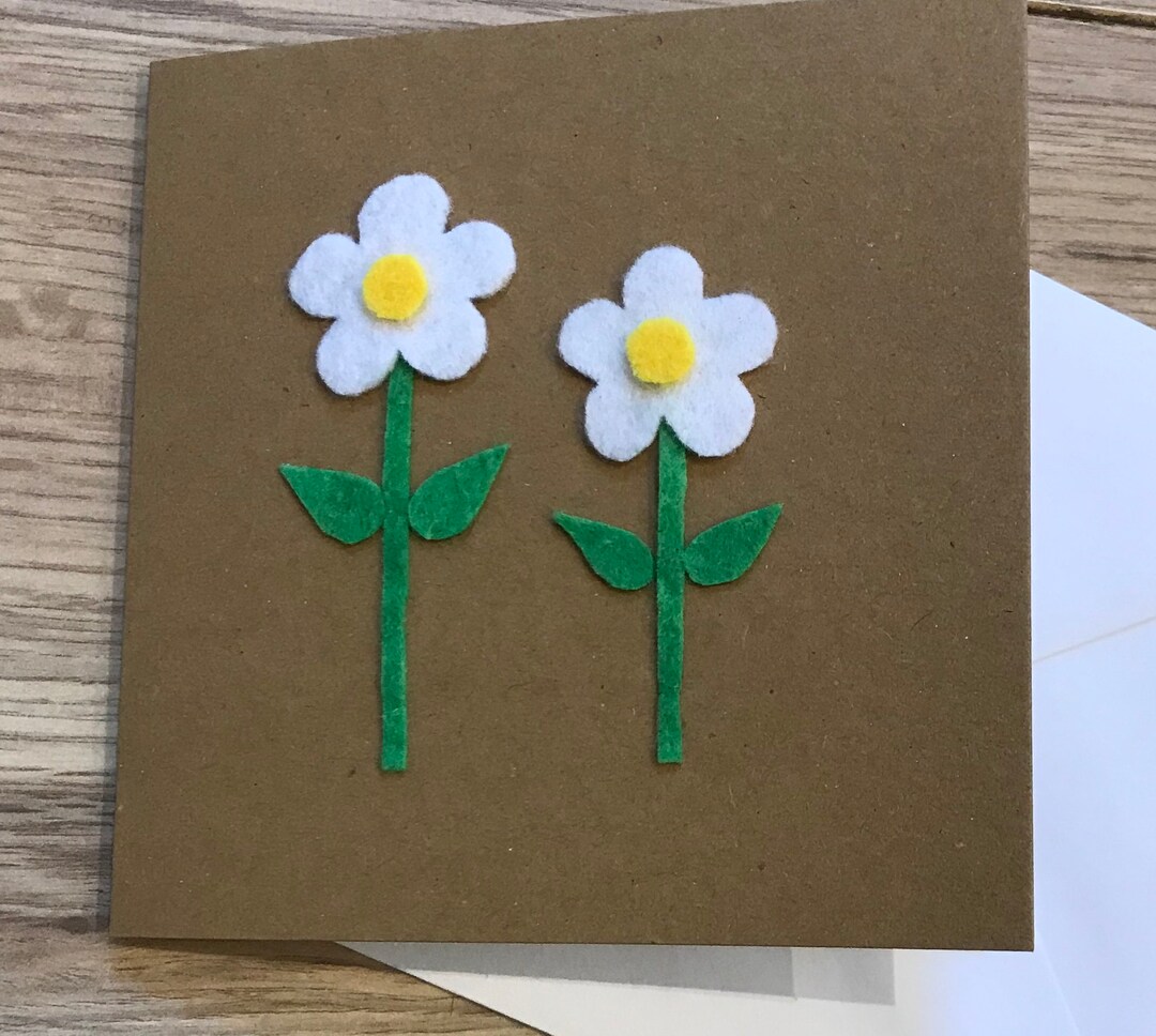 Daisy Card - Flower Card - Daisy Birthday Card - Bereavement Card ...