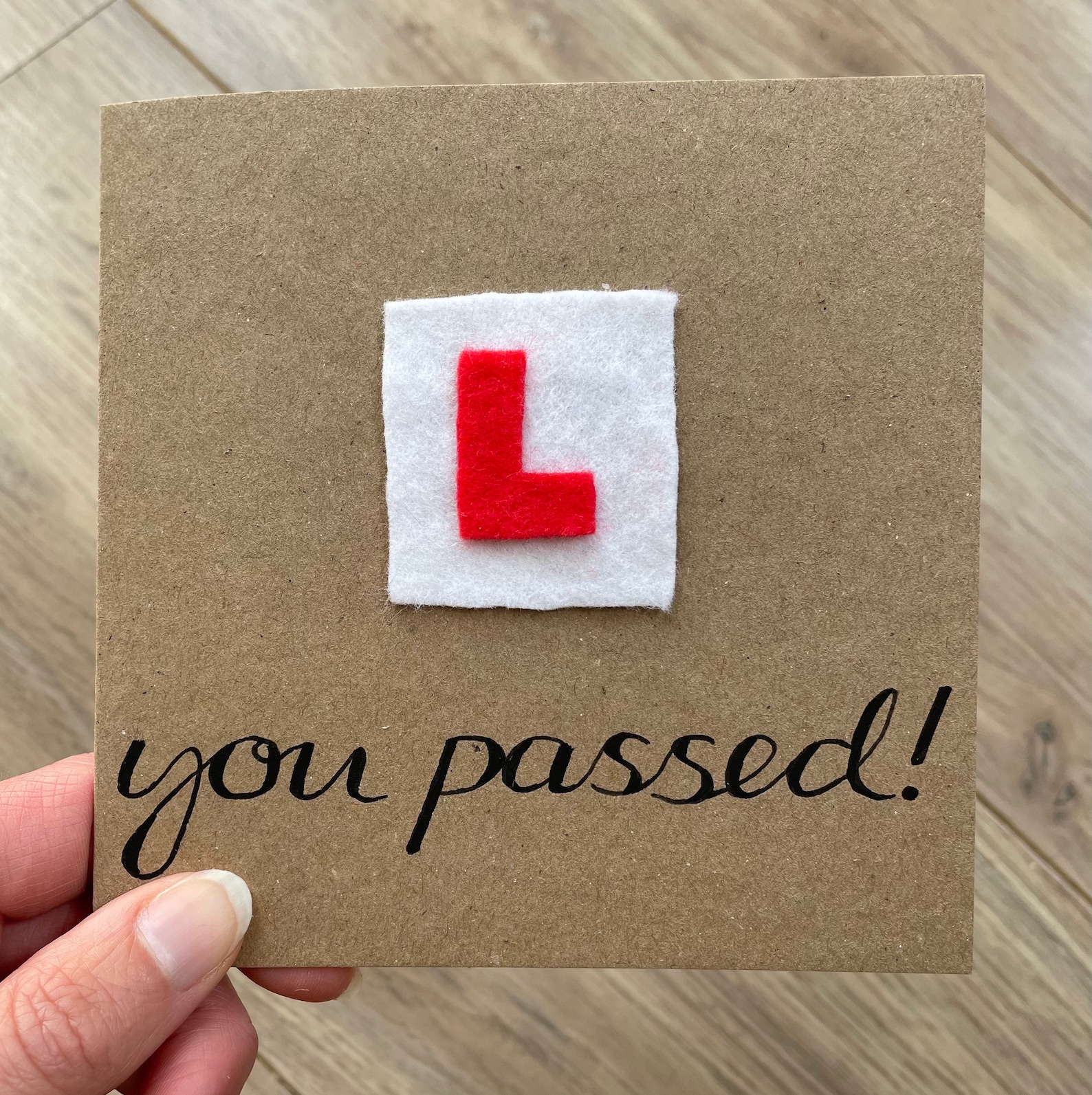 Driving Test Congratulations - Driving Test Pass Card - Well Done for ...