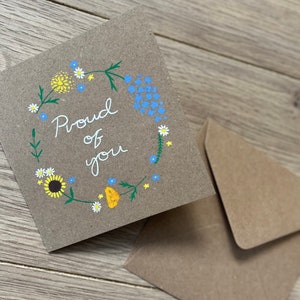 Proud of You Card - Well Done Card - Congratulations Card - so Proud ...