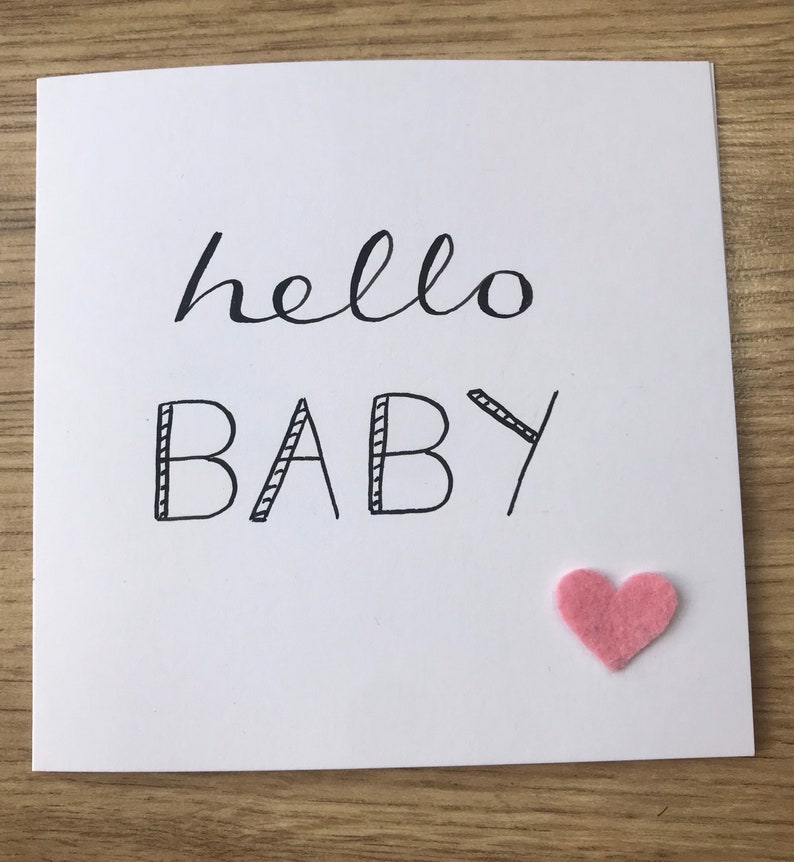 Hello Babies Card Triplets Card New Baby Card New Babies - Etsy
