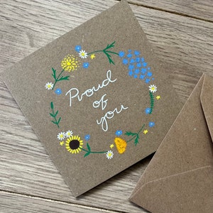 Proud of You Card - Well Done Card - Congratulations Card - so Proud ...