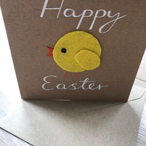 Easter Chick Card - Happy Easter Card - Chick Card - Easter Greetings ...