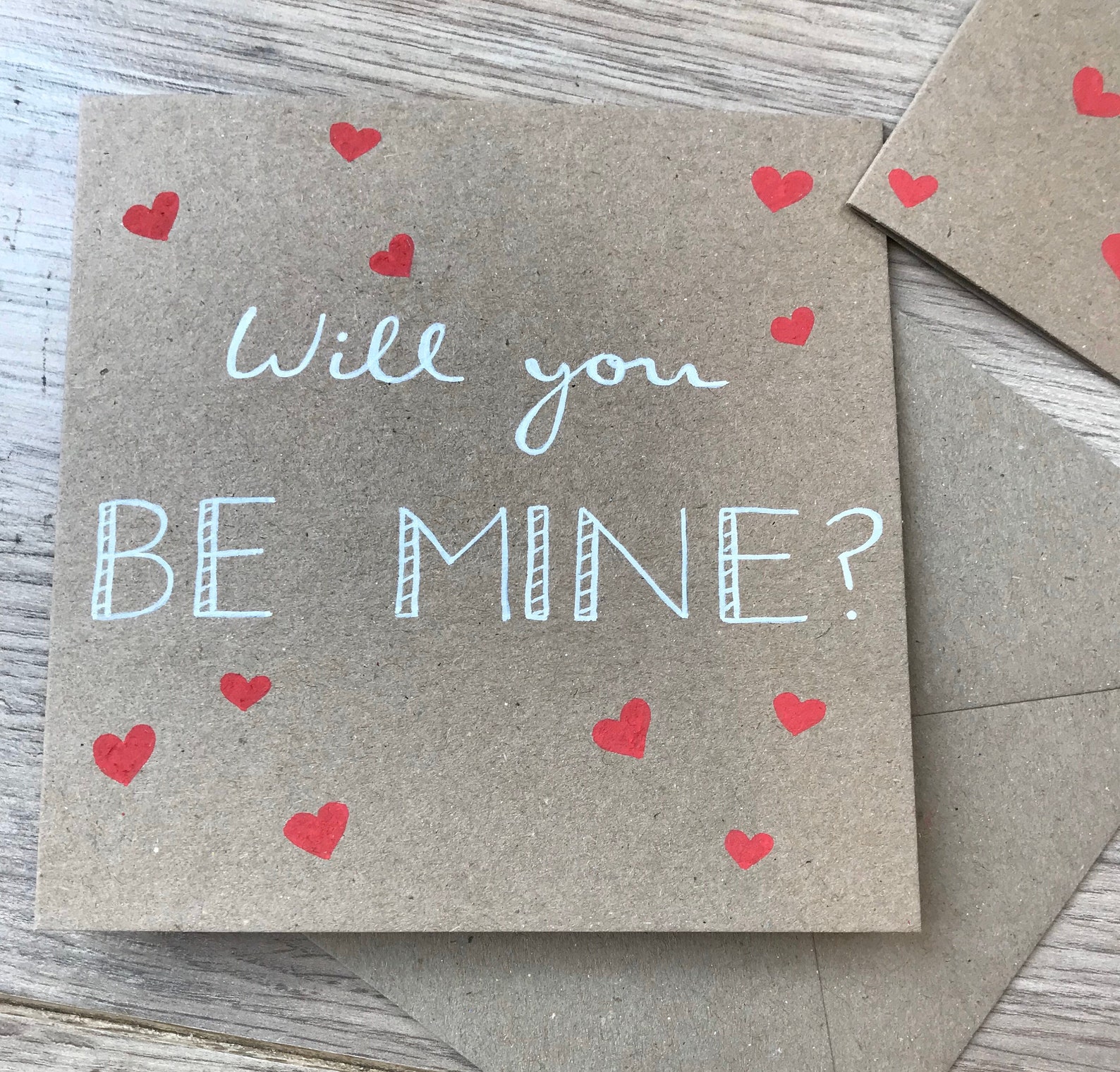Will You Be Mine Card Be Mine Proposal Card Valentines - Etsy