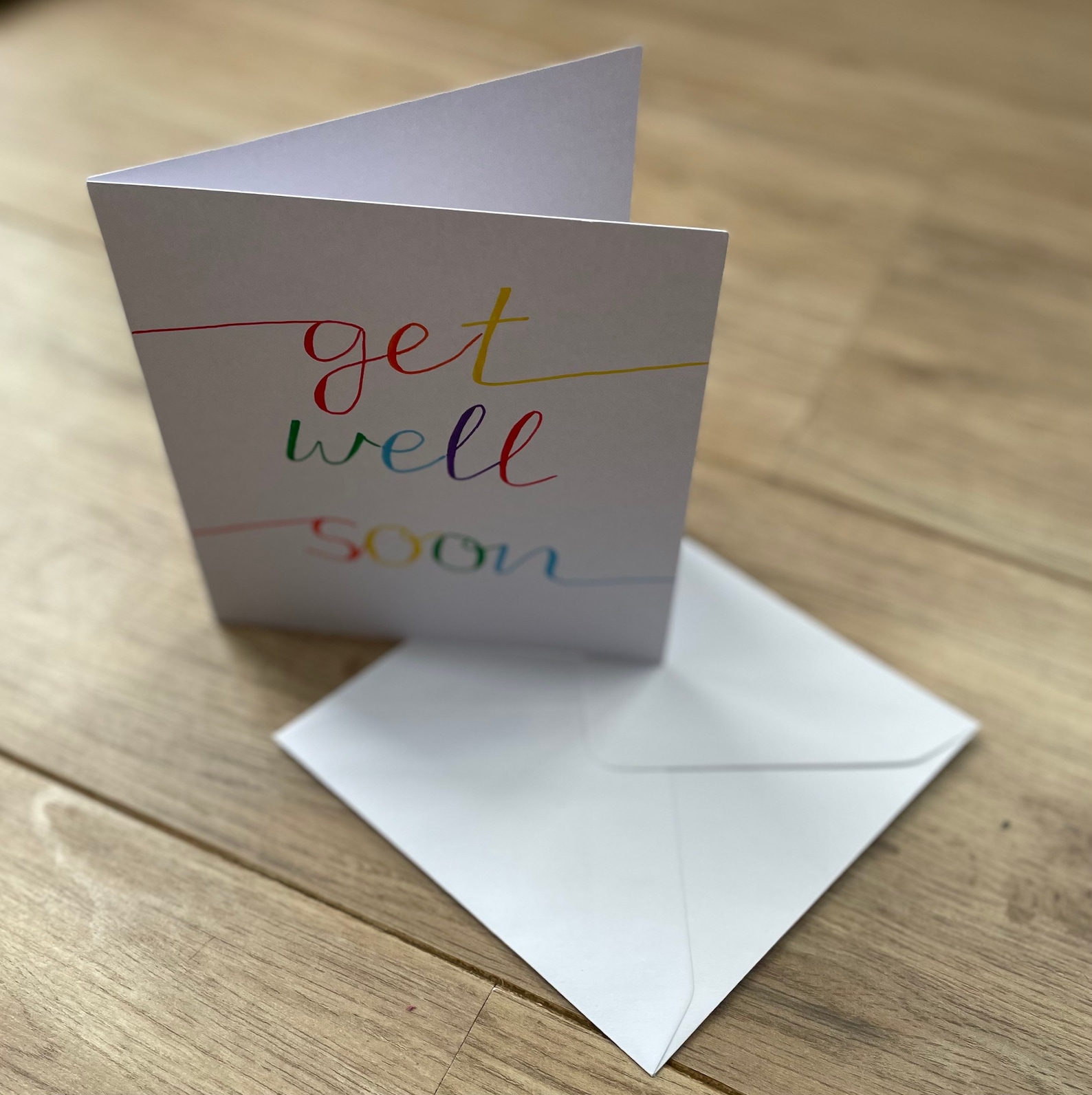 Rainbow Get Well Soon Card Get Well Soon Card Feel Better - Etsy