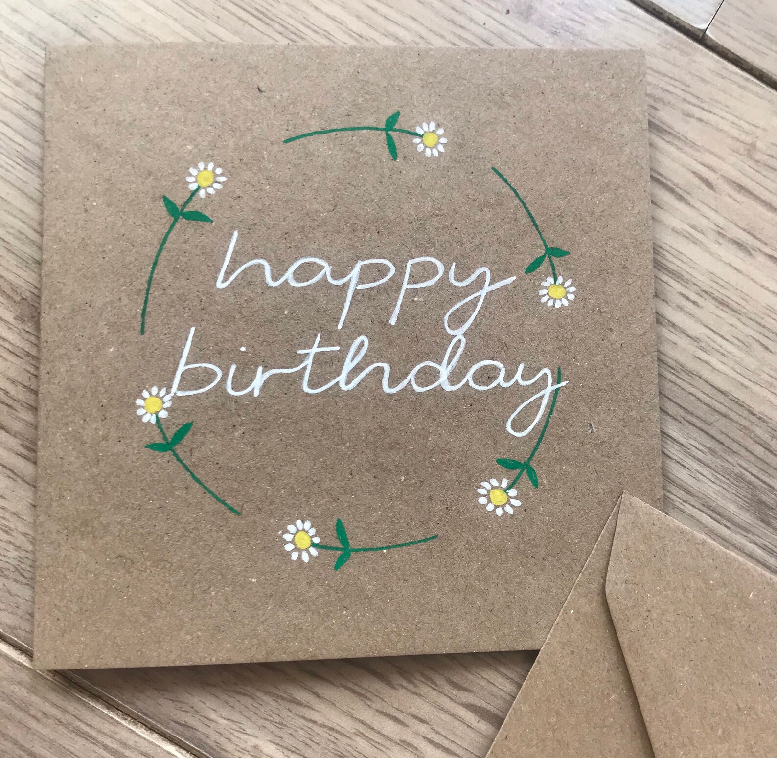 Daisy Birthday Card Daisy Card Birthday Card Personalised Birthday Card ...