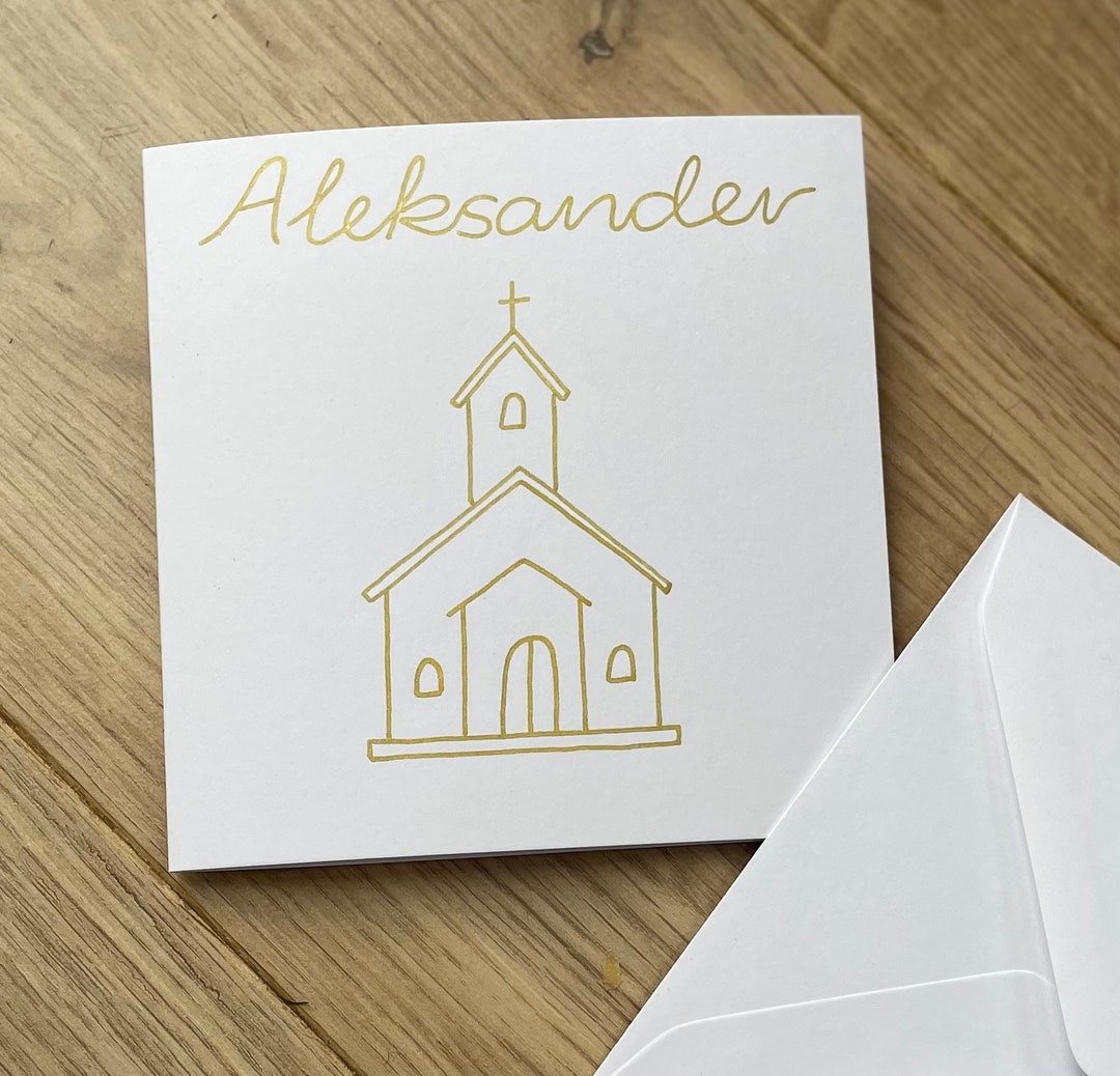Personalised Christening Card - Christening Card - Baptism Card - Boy ...