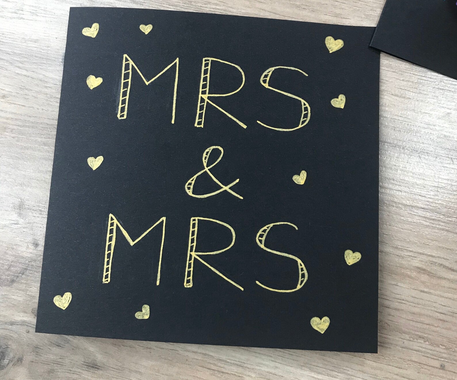 Mr and Mr Card Wedding Card Personalised Card Male | Etsy