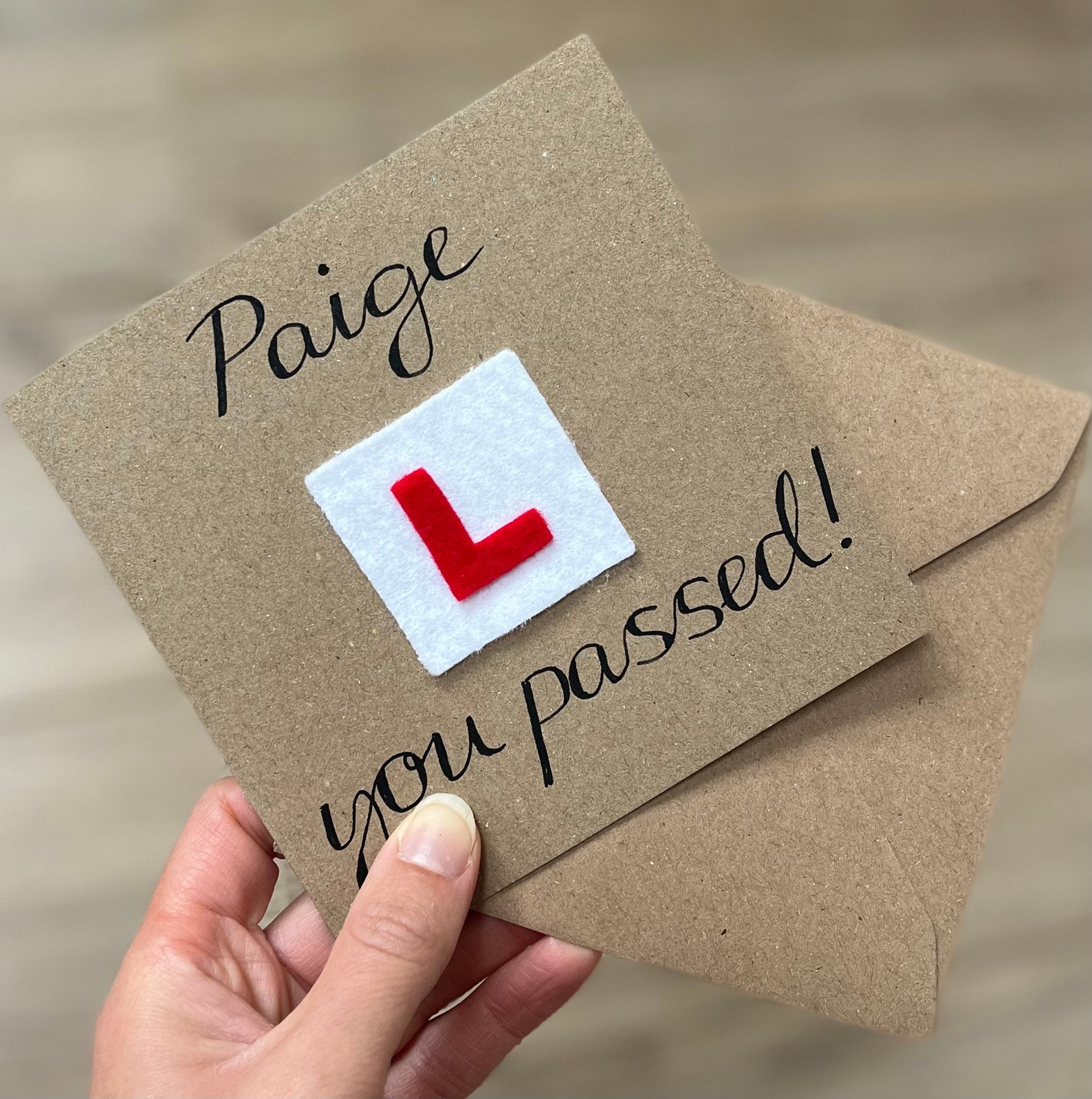 Driving Test Congratulations - Driving Test Pass Card - Well Done for ...