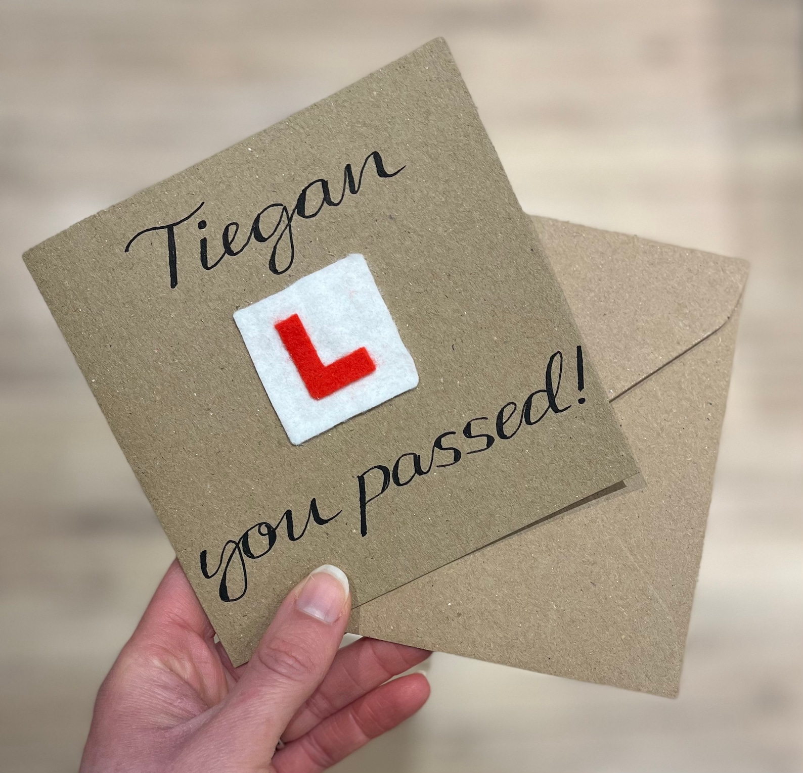Driving Test Congratulations - Driving Test Pass Card - Well Done for ...