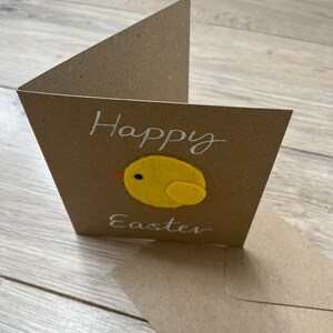 Easter Chick Card - Happy Easter Card - Chick Card - Easter Greetings ...