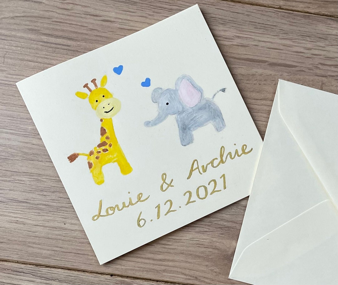 Personalised Twins Card - Twins Card - Twin Boys Card - Twin Girls Card ...