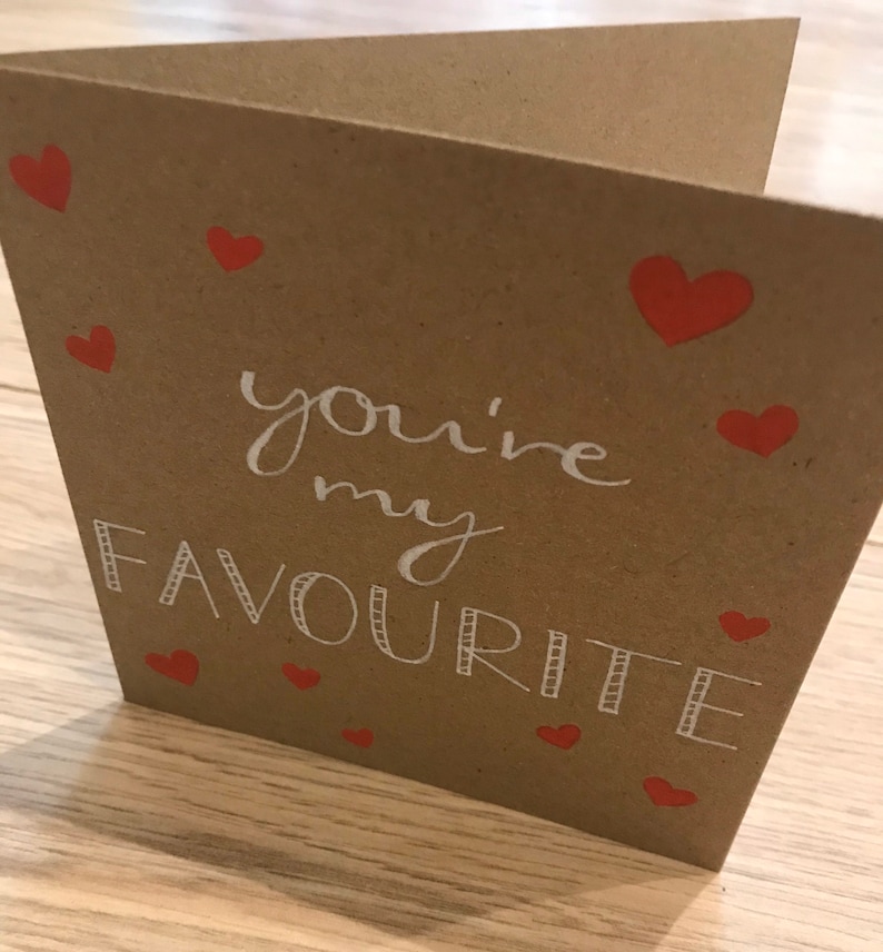 Youre My Favourite Card Mothers Day Fathers Day Husband - Etsy