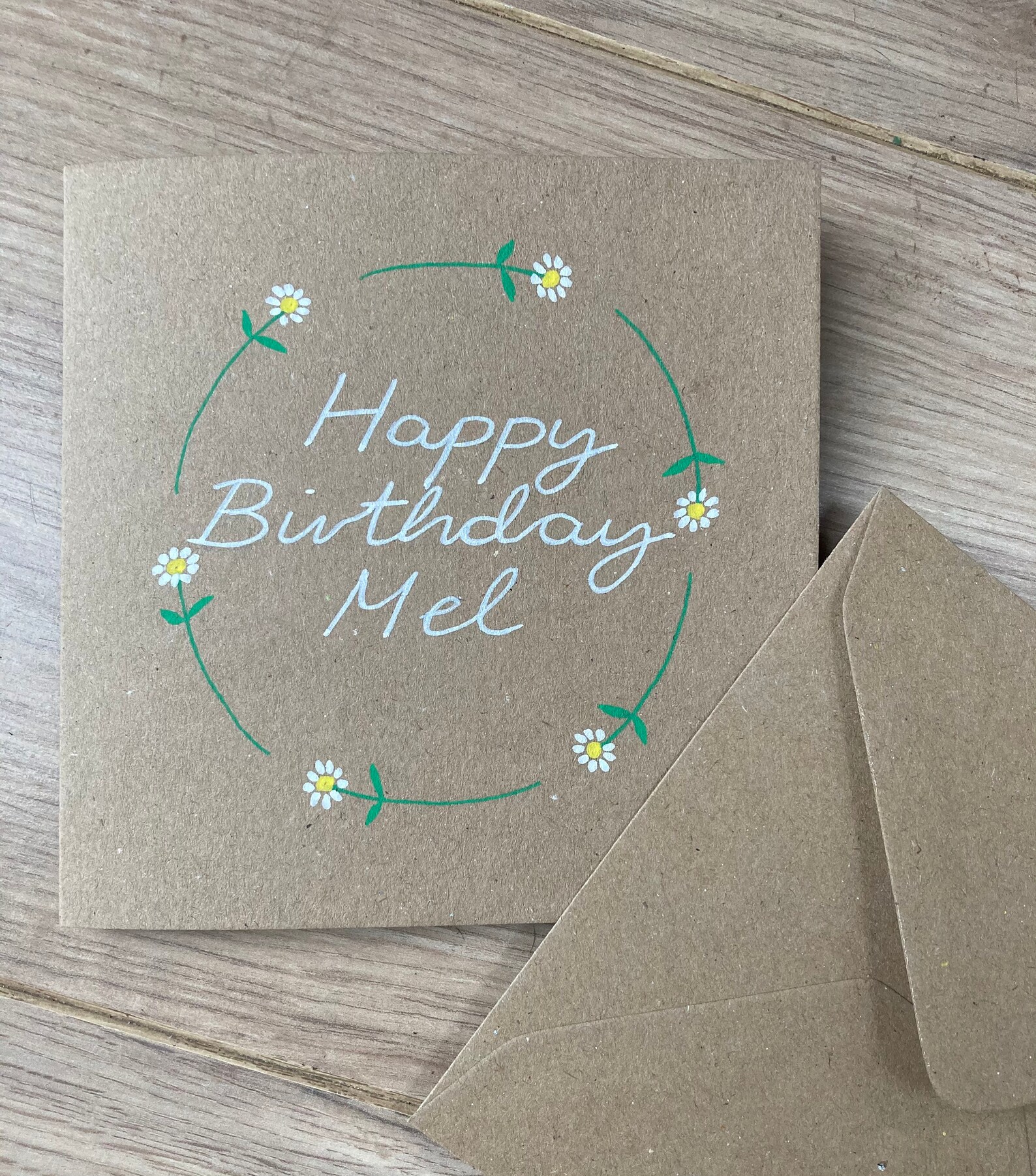 Daisy Birthday Card - Daisy Card - Birthday Card - Personalised ...