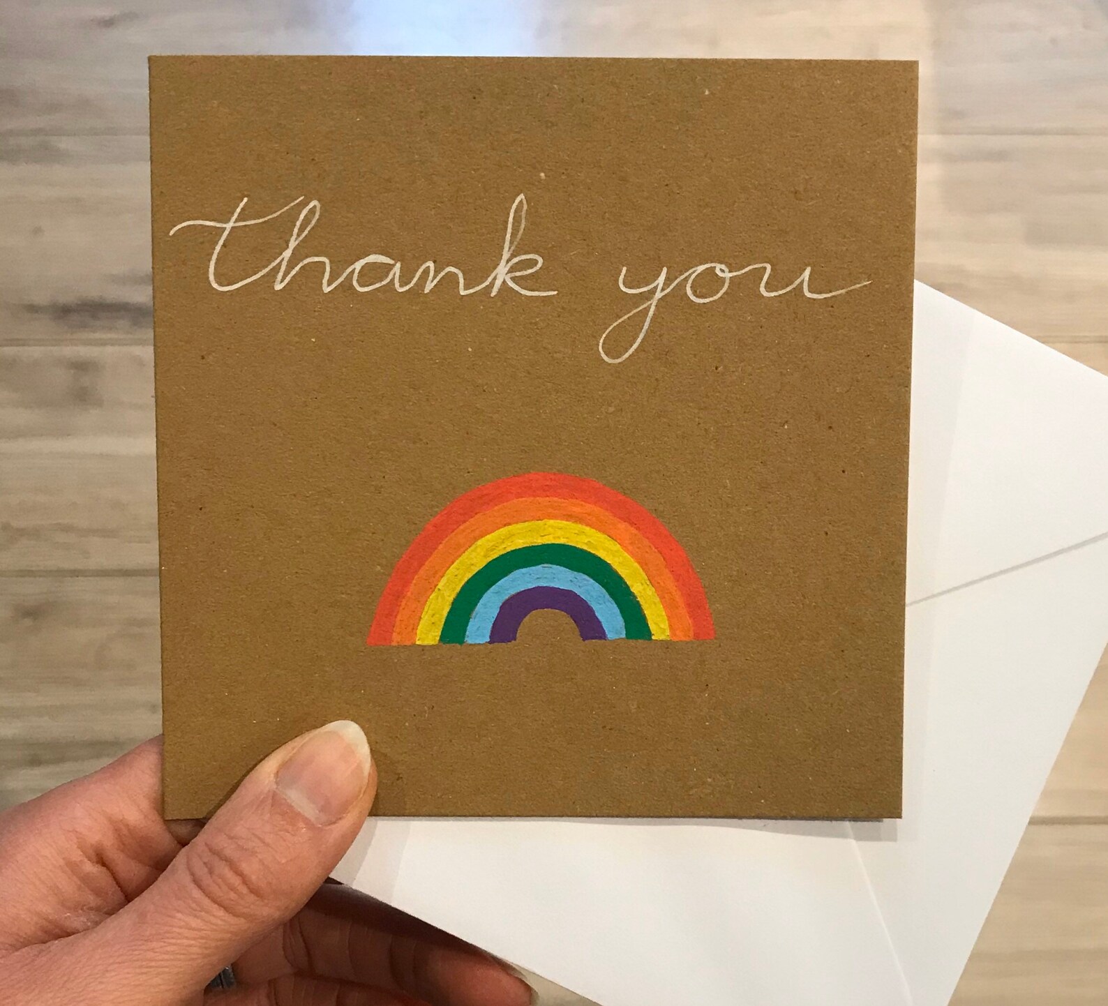 Pack of 3 Rainbow Thank You Cards - Thank You Cards - Rainbow Thank You ...
