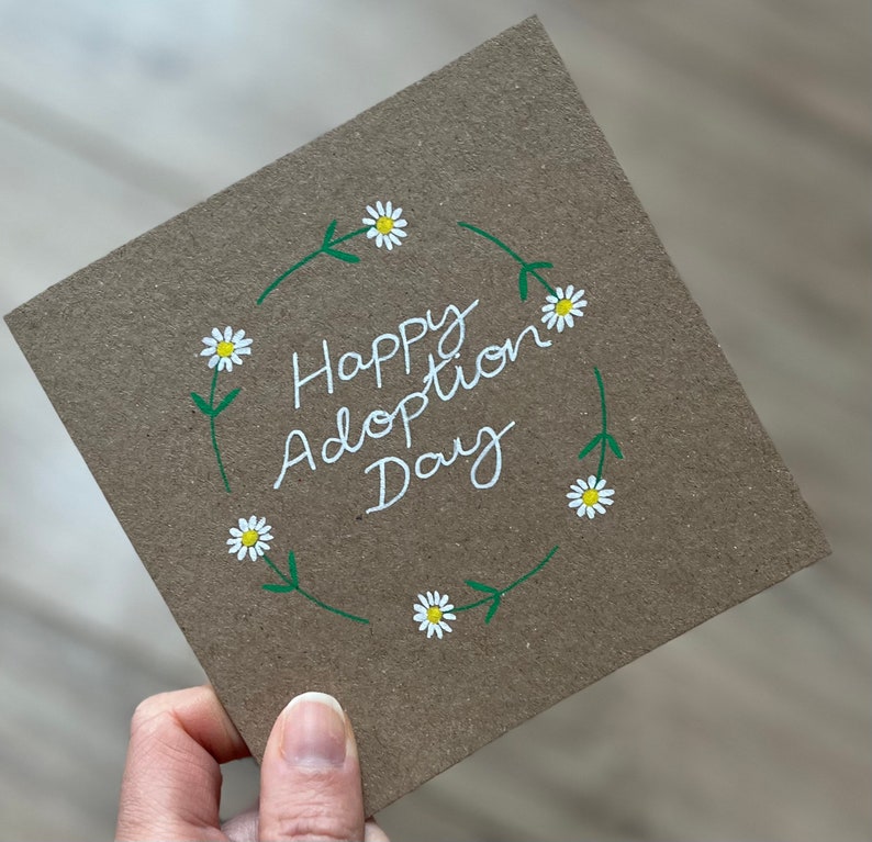 Daisy Gotcha Day Card Happy Gotcha Day Card Happy Adoption - Etsy