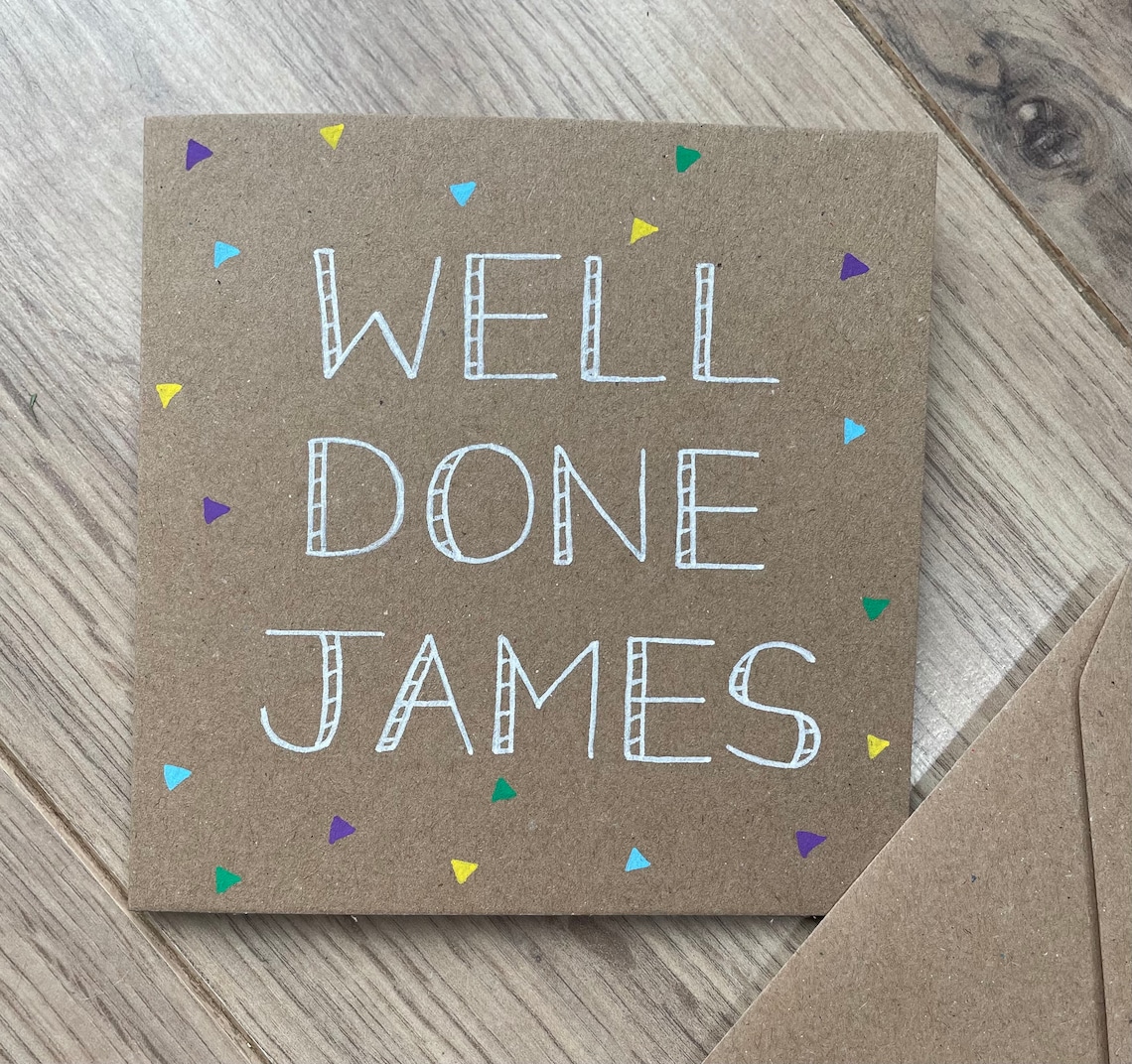 Well Done Card Great Job Card Congratulations Card - Etsy