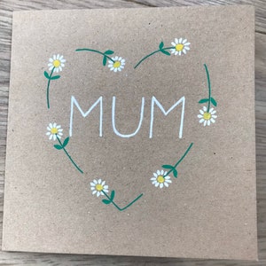 Daisy Mum Card - Daisy Mothers Day Card - Mum Card - Mummy - Gran ...