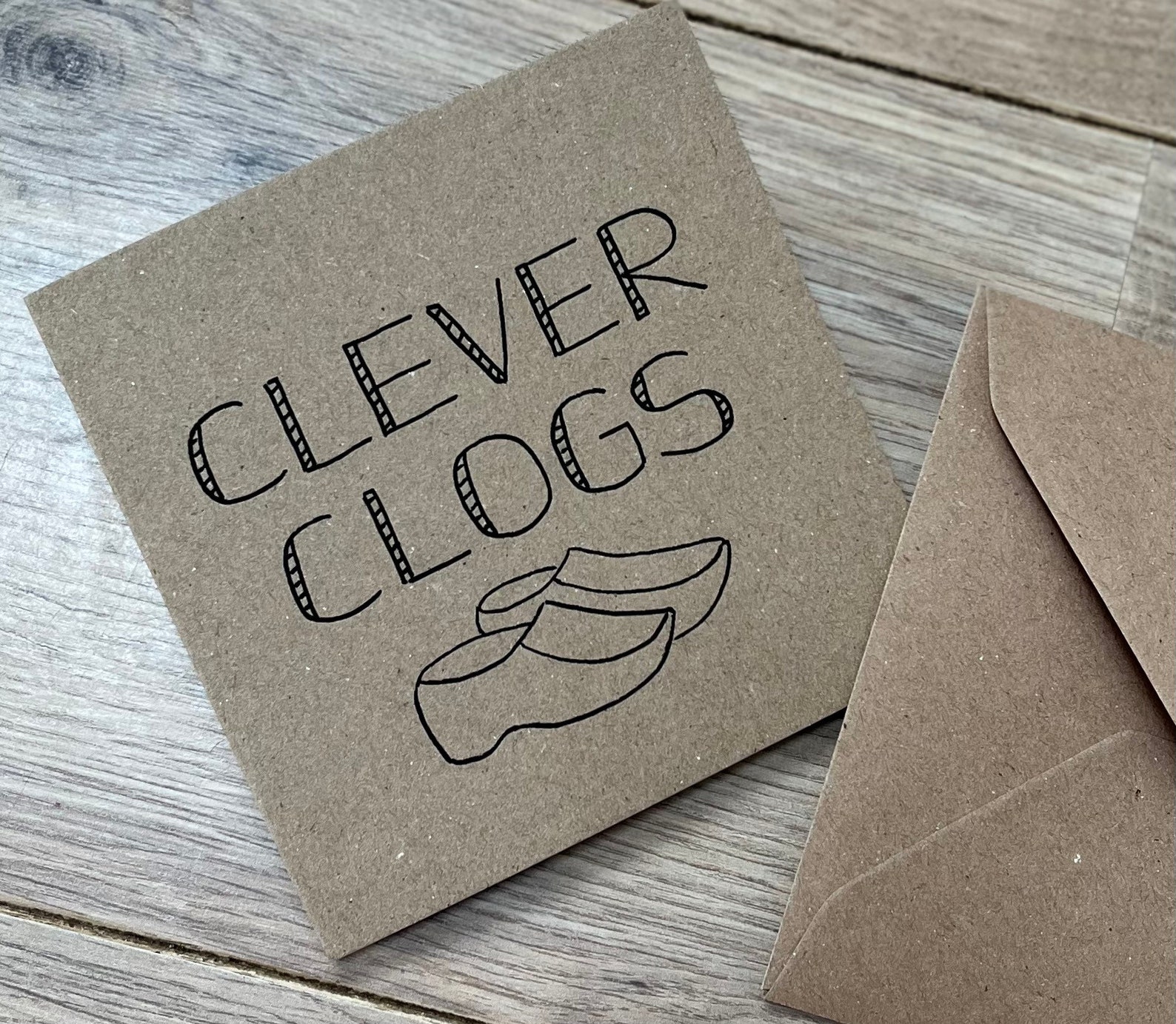 Clever Clogs Card - Well Done Card - Congratulations Card - Exam Pass ...