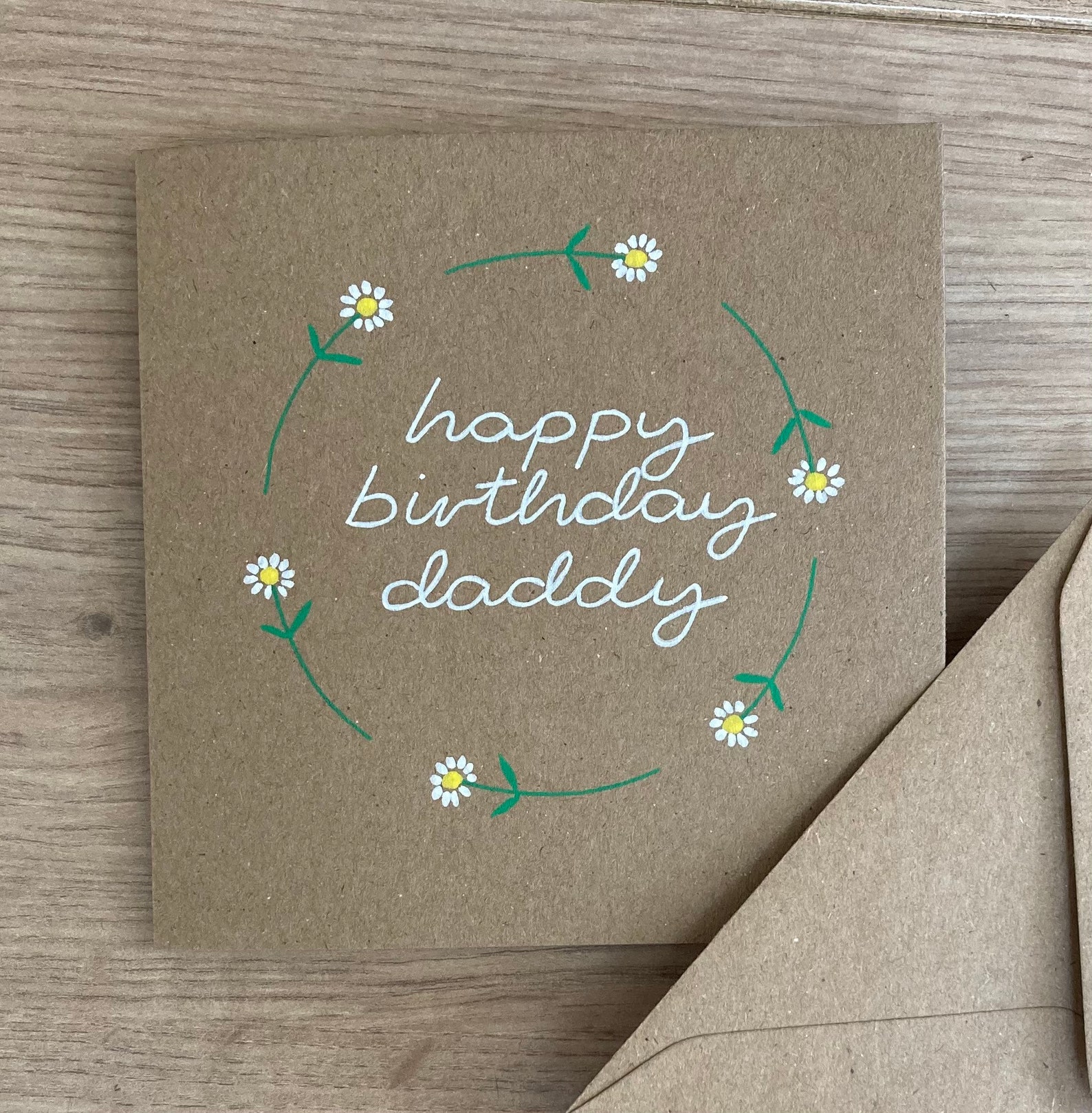 Daisy Birthday Card Daisy Card Birthday Card Personalised Birthday Card ...