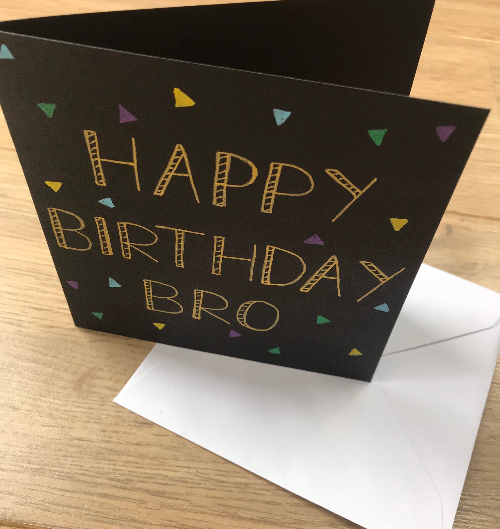 Happy Birthday Bro Card Brother Birthday Card Happy | Etsy