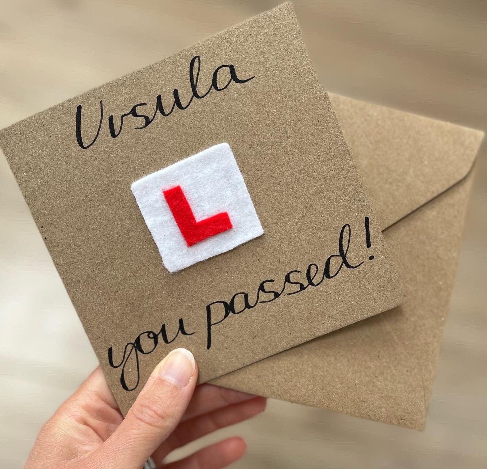 Driving Test Congratulations - Driving Test Pass Card - Well Done for ...