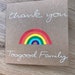 Rainbow Thank You Card - Rainbow Card - Thank You Card - General Card ...