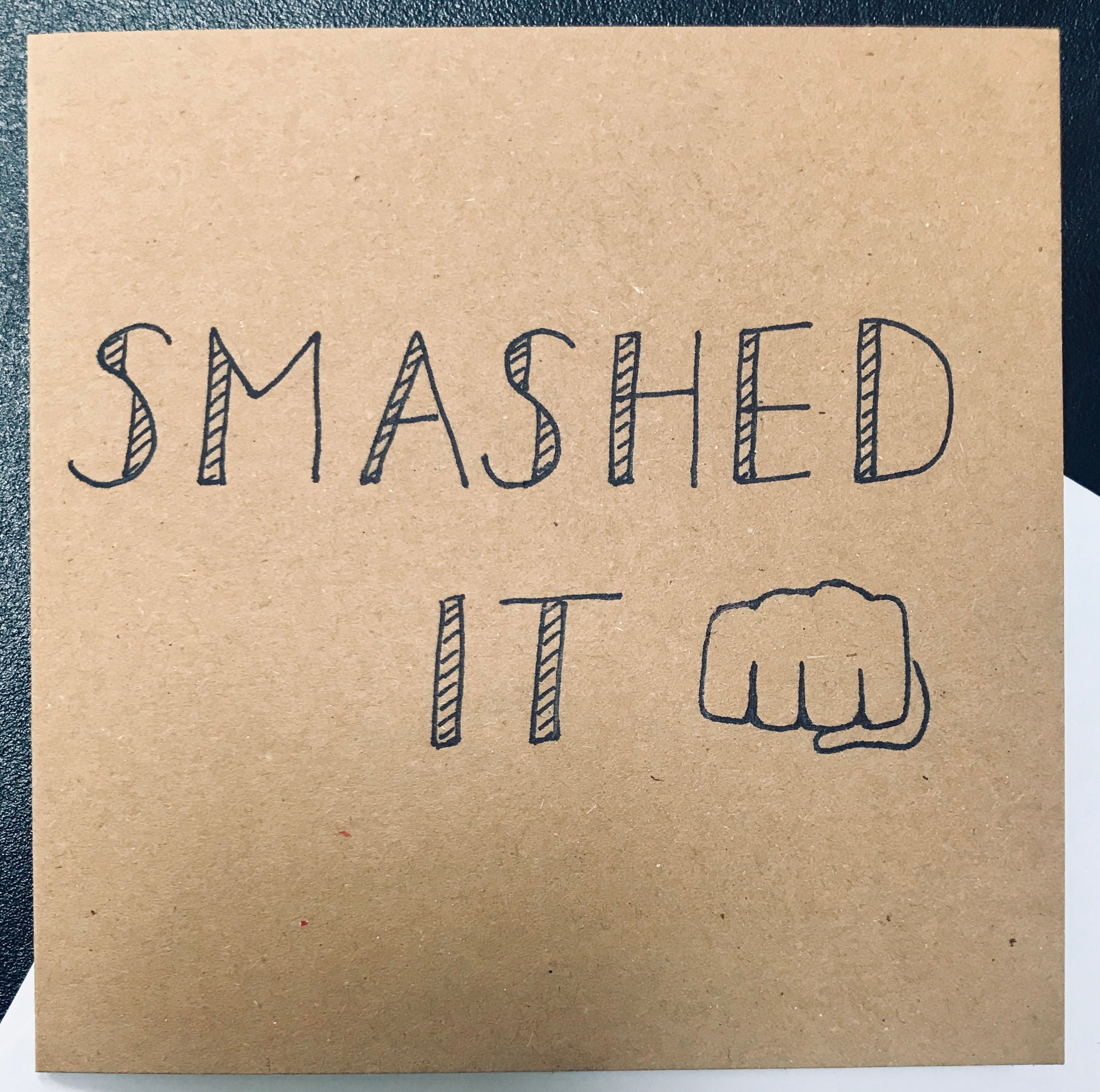 Smashed It Card Well Done Card Congratulations Card - Etsy UK
