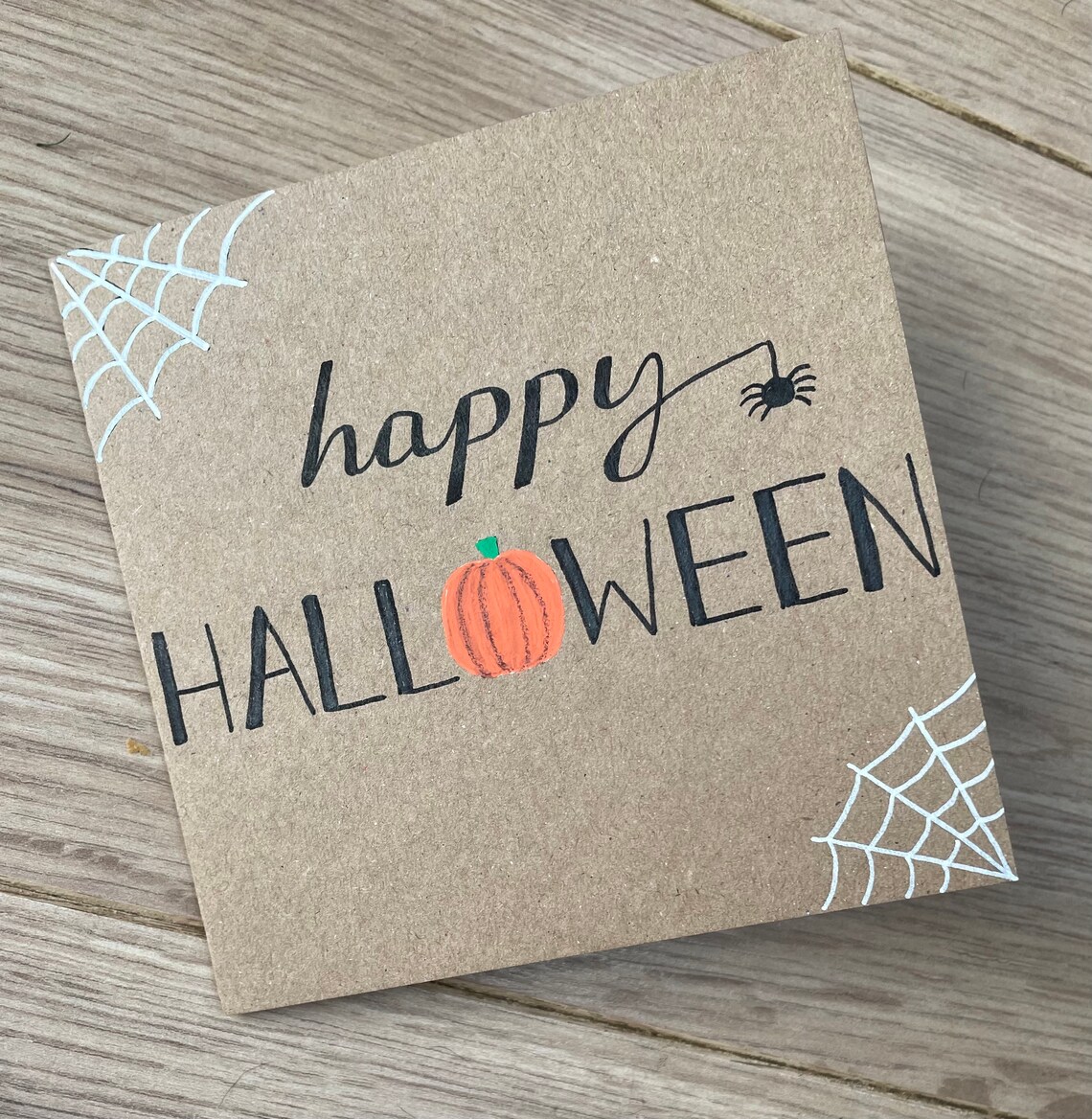 Happy Halloween Card - Halloween Card - Personalised Halloween Card ...