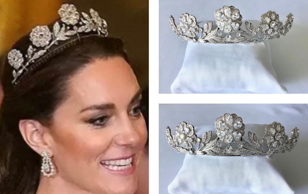 Strathmore Rose Tiara Kate Middleton Queen Mother Tiara Queen Elizabeth ...
