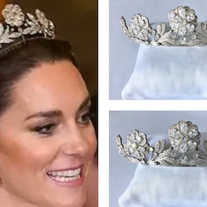Strathmore Rose Tiara Kate Middleton Queen Mother Tiara Queen Elizabeth ...