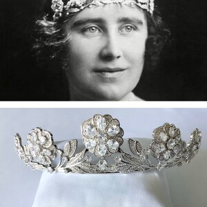 Strathmore Rose Tiara Kate Middleton Queen Mother Tiara Queen Elizabeth ...