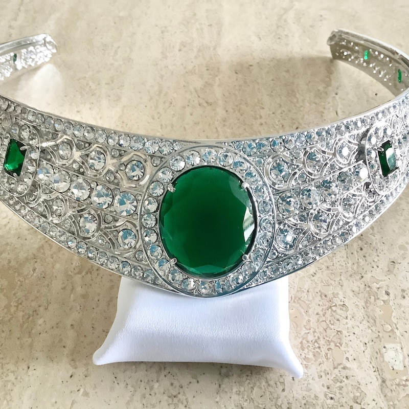 Emerald Tiara - Etsy