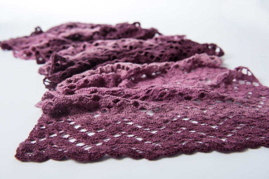 Zigzag-lace - Crochet Pattern (english/french/dutch) - Etsy