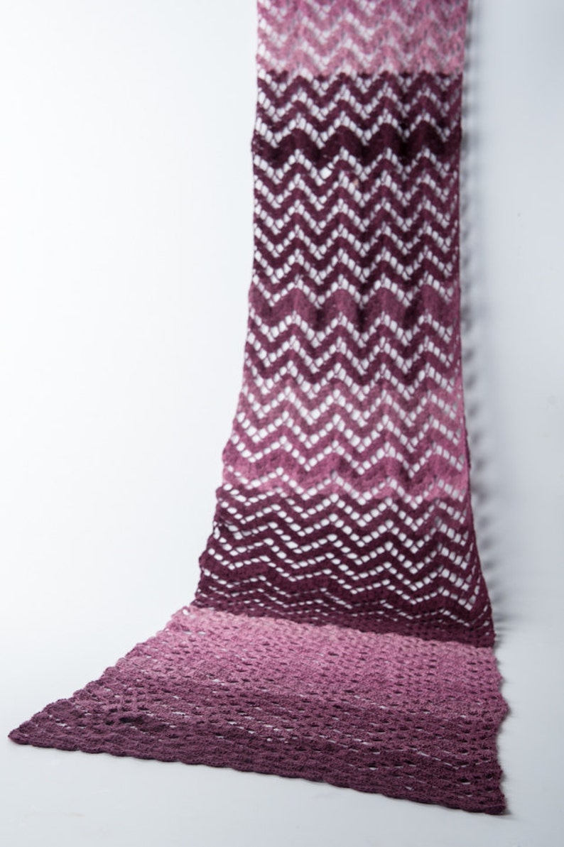 Zigzag-lace - Crochet Pattern (english/french/dutch) - Etsy