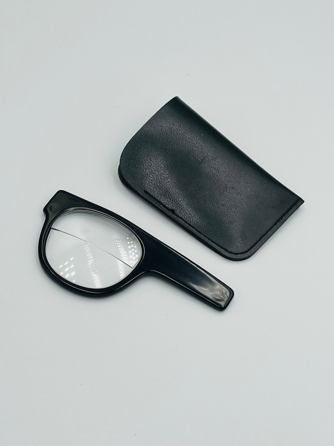 Weird Half Frame Monocle With Original Case - Etsy