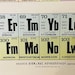 Large Vintage 1970s Mint Condition Mendeleev Chart Periodic Table of ...