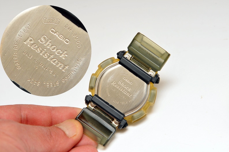 Very Rare Mint CASIO DW 9000 1627 Early G Shock G Lide Diving | Etsy
