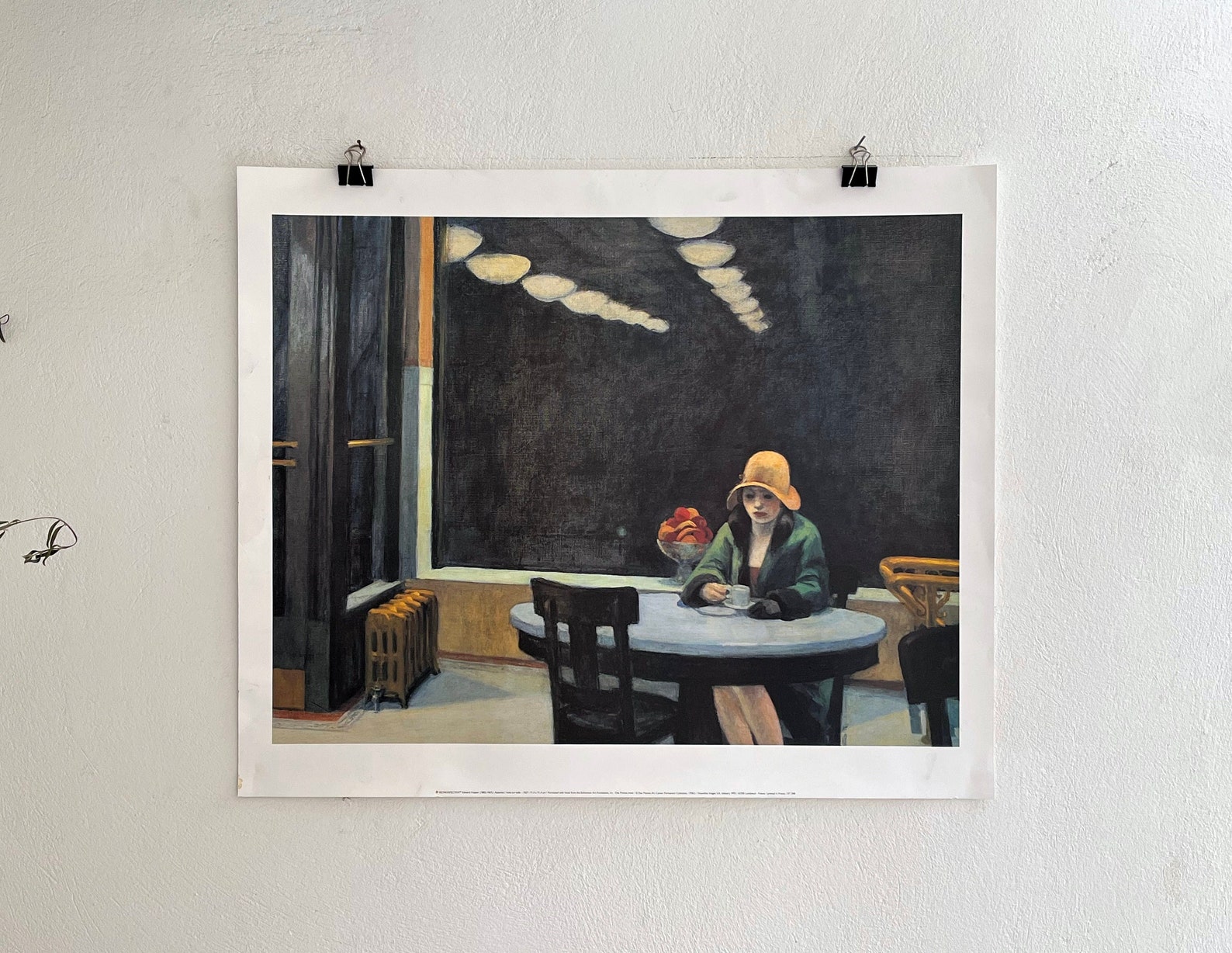 Rare Edward Hopper Automat Painting Official Retrospective - Etsy