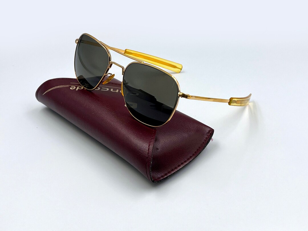 NOS Rare American Optical Pilot Sunglasses Command Sunglasses Aviator ...
