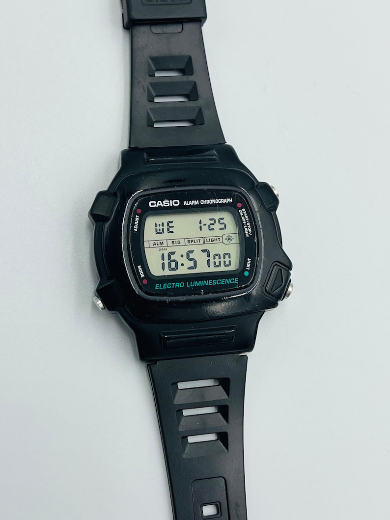Rare CASIO W 740 1189 1980s Pre G Shock Heavy Duty Watch Electro ...