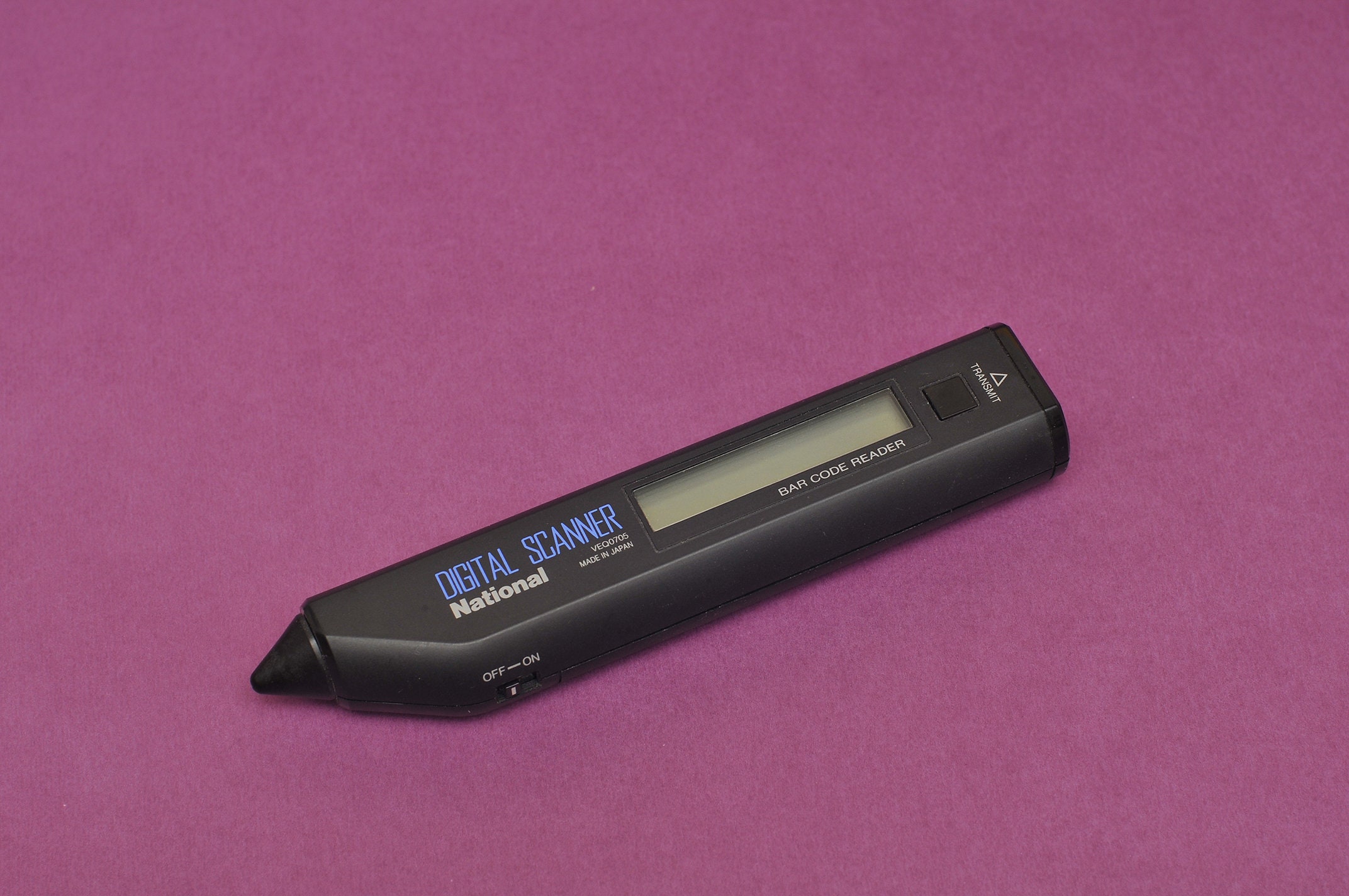 Vintage Digital Scanner National Panasonic 1980s Made in Japan Bar Code ...