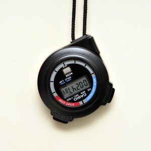 Vintage Casio Stop Watch Digital Perfect Working Order Trainer Running ...