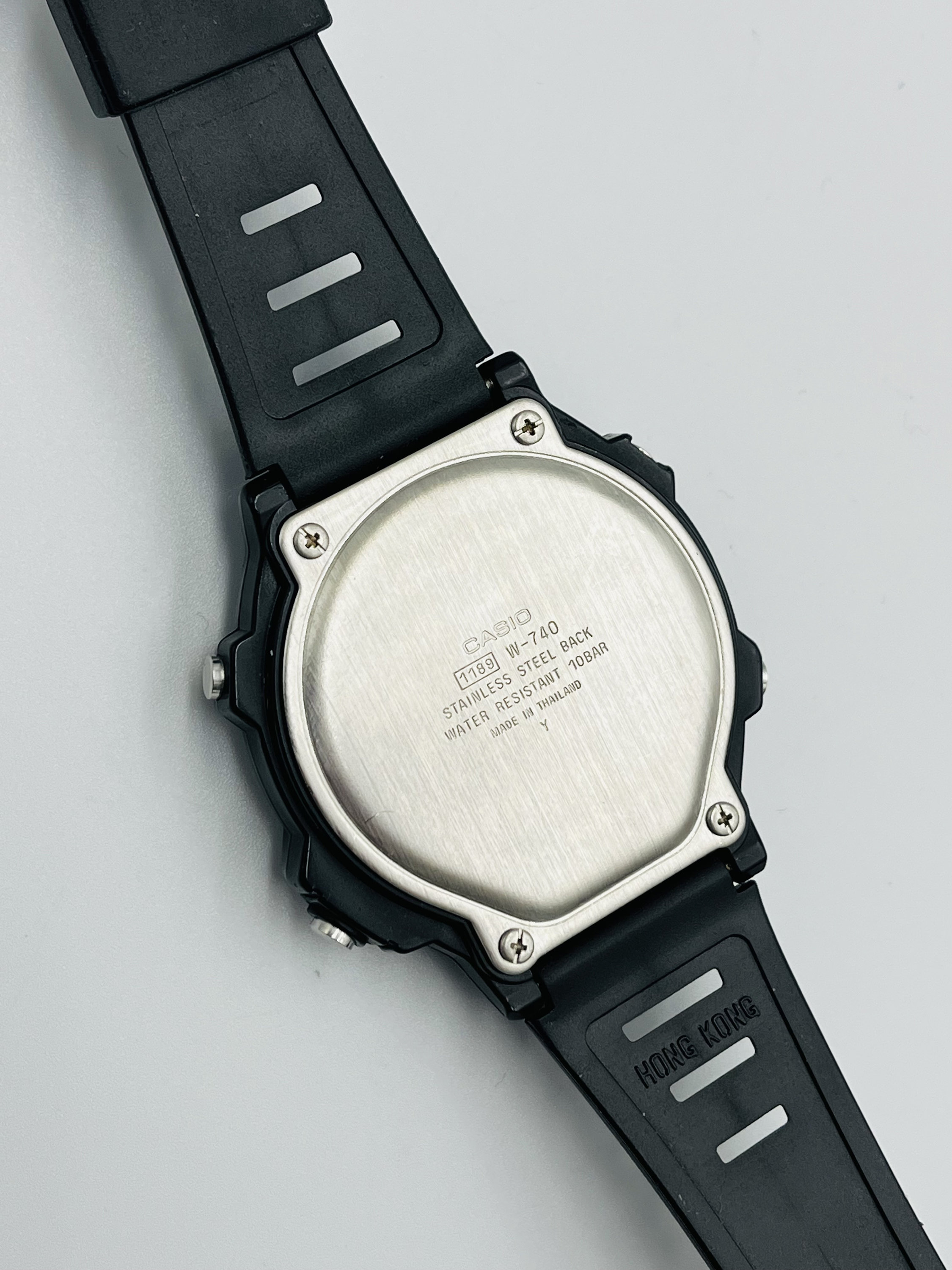 希少なCASIO W 740 1189 1980年代プレGショックヘビー 希少なCASIO W 740 1189 1980年代プレGショックヘビー