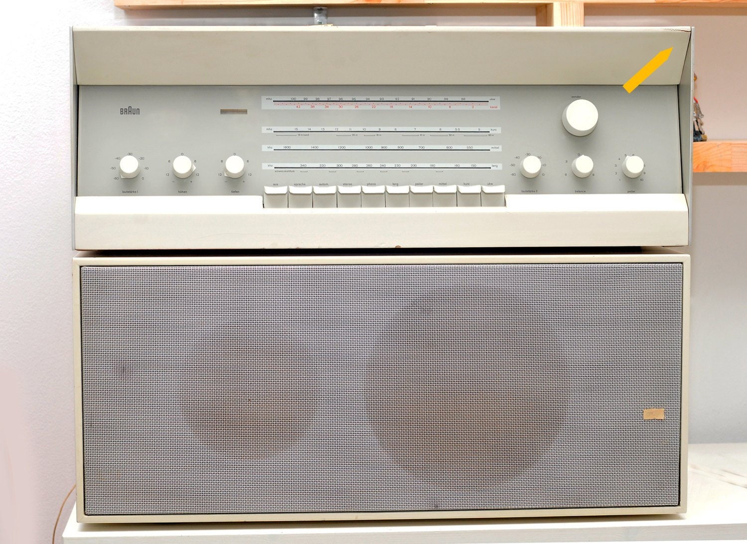 Braun RCS 9 Atelier 3 Dieter Rams Amplifier and Receiver With Speaker ...