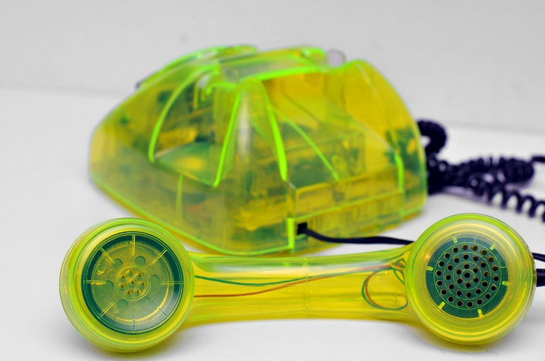 RARE Transparent 1970s Telephone Near Mint Rotary Dutch Delft Telephone ...