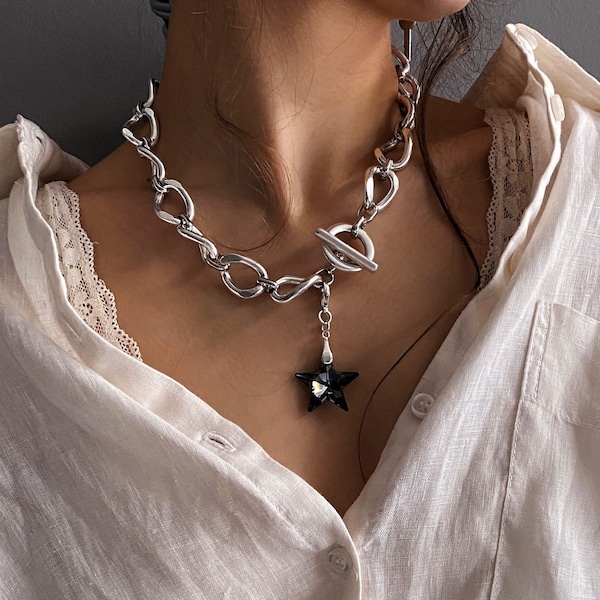 Oversized Necklace - Etsy